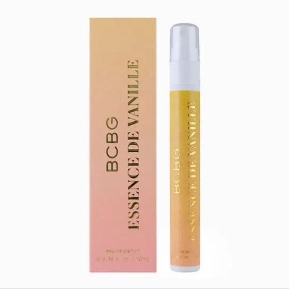 BCBG | Makeup | Bcbg Essence De Vanille Perfume Spray Gold Travel Size ...
